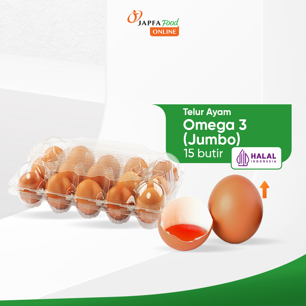 Jual Telur Ayam Omega 3 Fresh Premium Jumbo - Isi 15 Butir | Shopee ...
