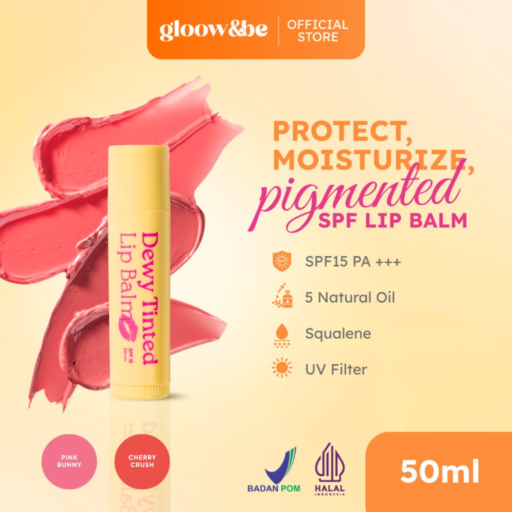 Jual NEW LAUNCH Gloow&be SPF Dewy Tinted Lip Balm - Proteksi Bibir ...