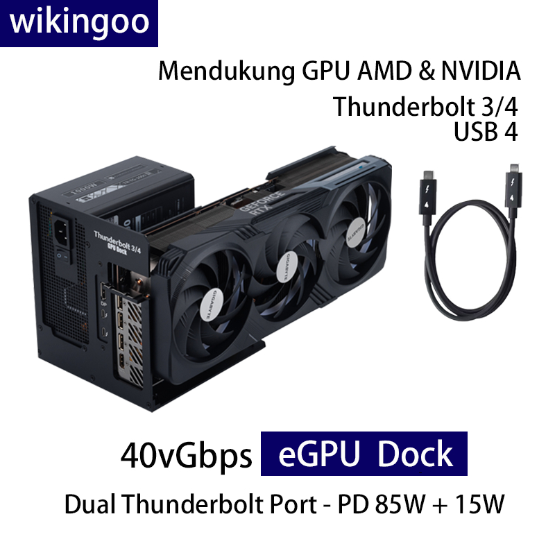 Jual EGPU Thunderbolt 3/4 External GPU Dock - Untuk RTX 4080/4090/5090 ...