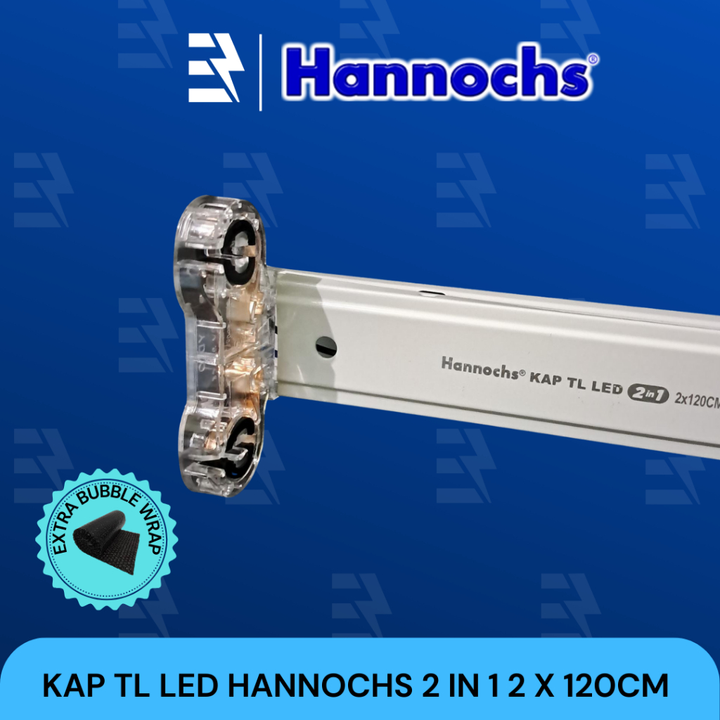 Jual HANNOCHS KAP LAMPU TL LED 2 IN 1 2 X 120CM SINGLE END DAN DOUBLE ...
