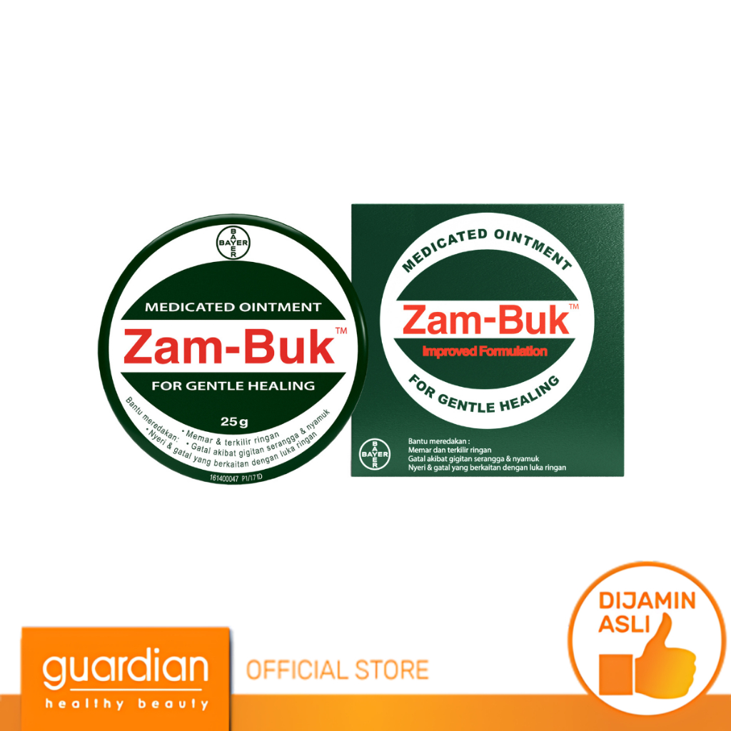 Jual ZAMBUK Medicated Ointment 25g Salep Zam Buk Memar Digigit Nyamuk ...
