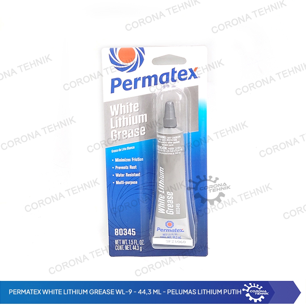 Jual Pelumas Lithium Putih - Permatex White Lithium Grease WL-9 - 44,3 ...