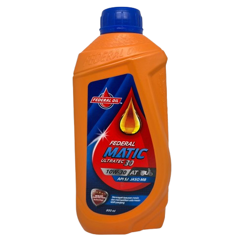 Jual OLI FEDERAL MATIC ORANGE 0.8L / Oli Mesin Motor Matic Federal ...