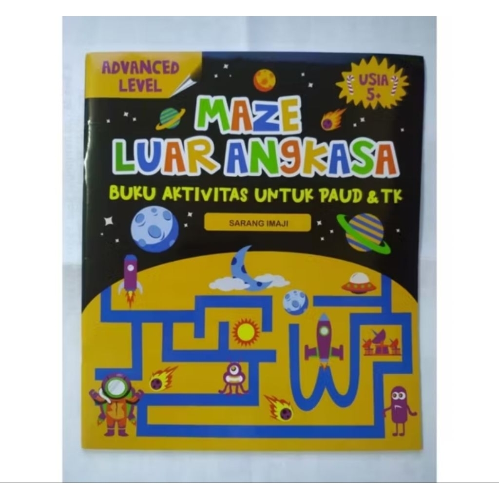 Jual BUKU - MAZE LUAR ANGKASA, BUKU AKTIVITAS UNTUK PAUD & TK | Shopee ...