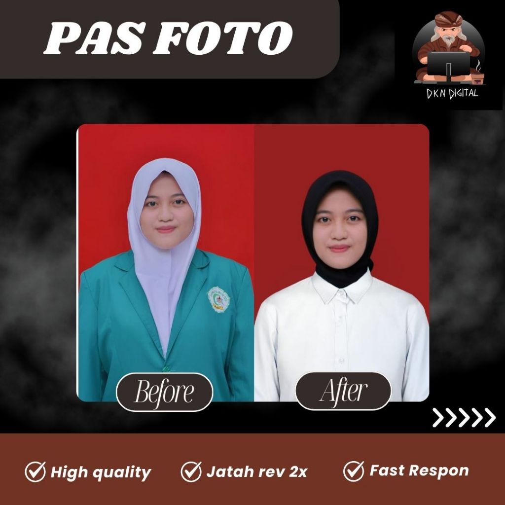 Jual (JASA EDIT PROFESIONAL) PAS FOTO PRO/EDIT LAMARAN KERJA/EDIT FOTO ...