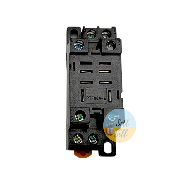 Jual Socket Relay PTF-08A-E / Soket Relay PTF08A-E / DTF08A-E / Socket ...