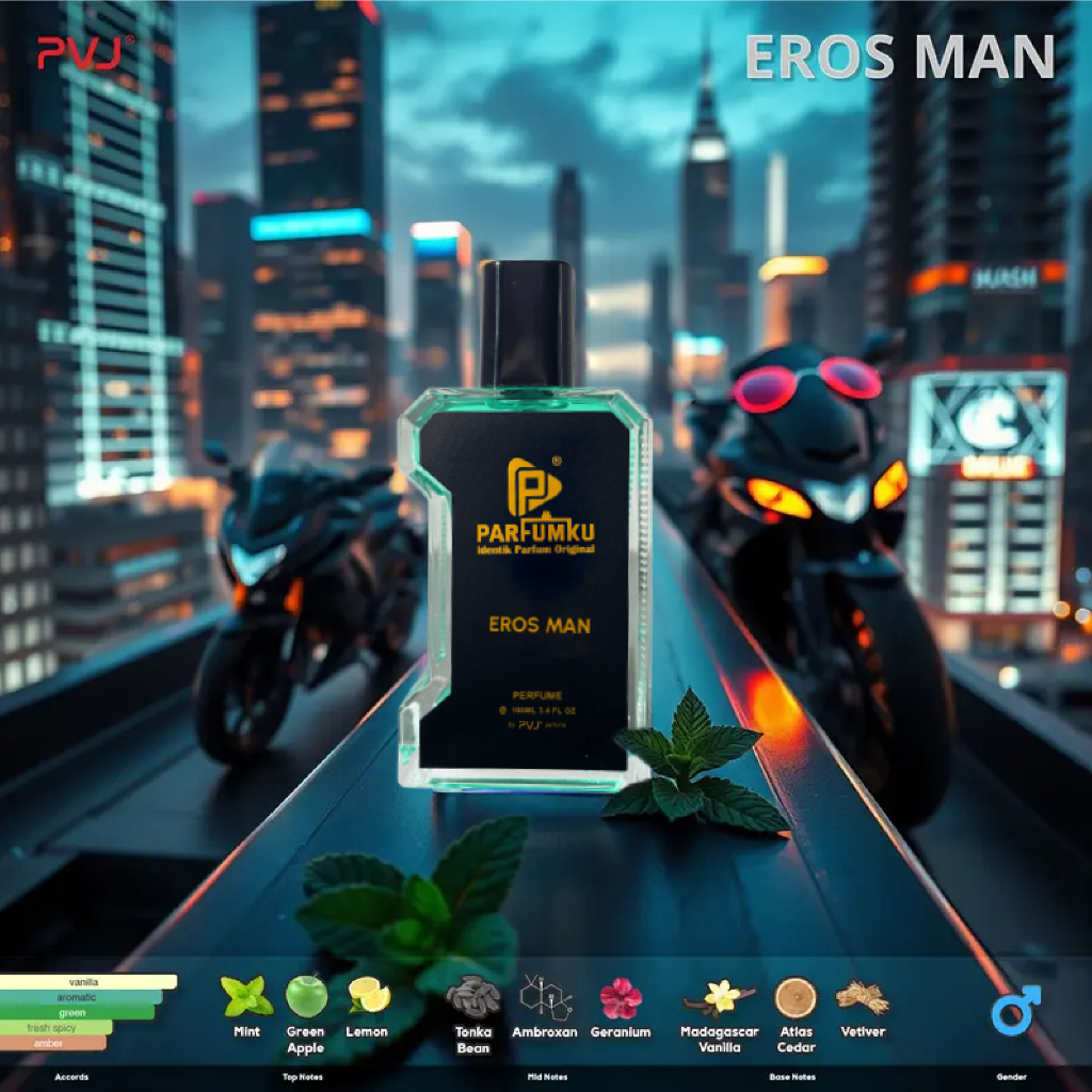 Jual PVJ Parfumku Eros Man Eau De Parfum For Man Indoor Outdoor ...