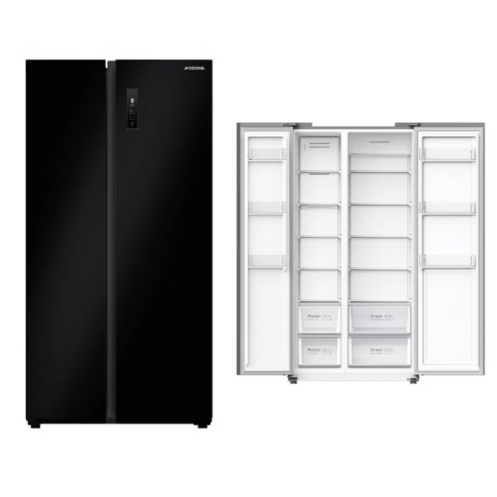 Jual KULKAS SIDE BY SIDE MODENA 664 LITER RF6460SABK | Shopee Indonesia