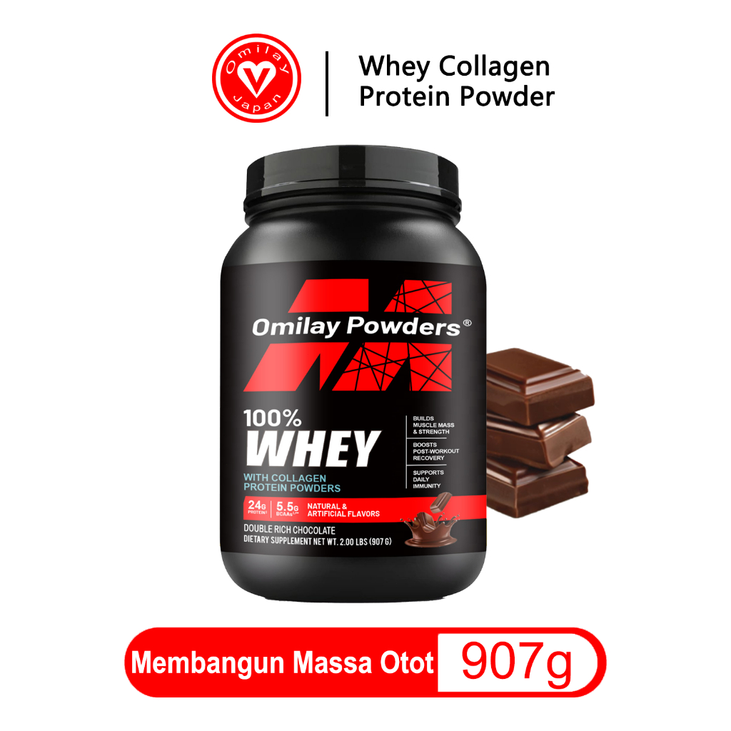Jual Omilay Whey Protein Susu Protein Otot Powder Fat Burner Muscle ...
