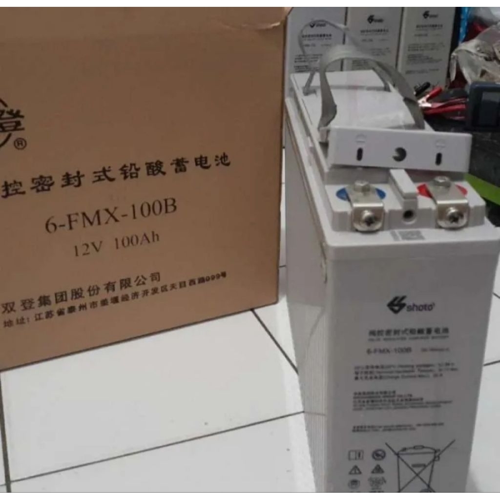 Jual VRLA SHOTO 12VOLT 100AH 6FMX-100B NEW | Shopee Indonesia