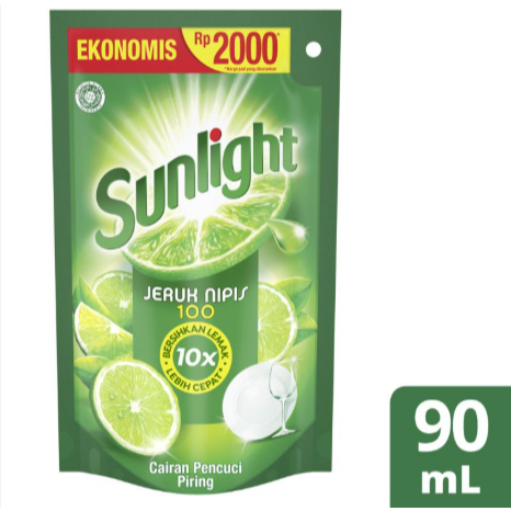 Jual Sunlight Sabun Cuci Piring Jeruk Nipis 90ml/ 635ml/ Dan Bundling ...