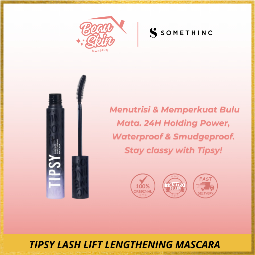 Jual Somethinc Tipsy Lash Lift Lengthening Mascara Tahan Air & Tahan ...