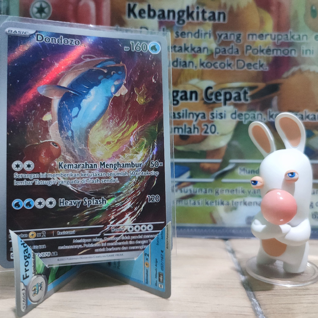 Jual DONDOZO AR sv1s SCARLET 082/078 AR Pokemon TCG Card Bahasa Indonesia SUDAH TERMASUK ...