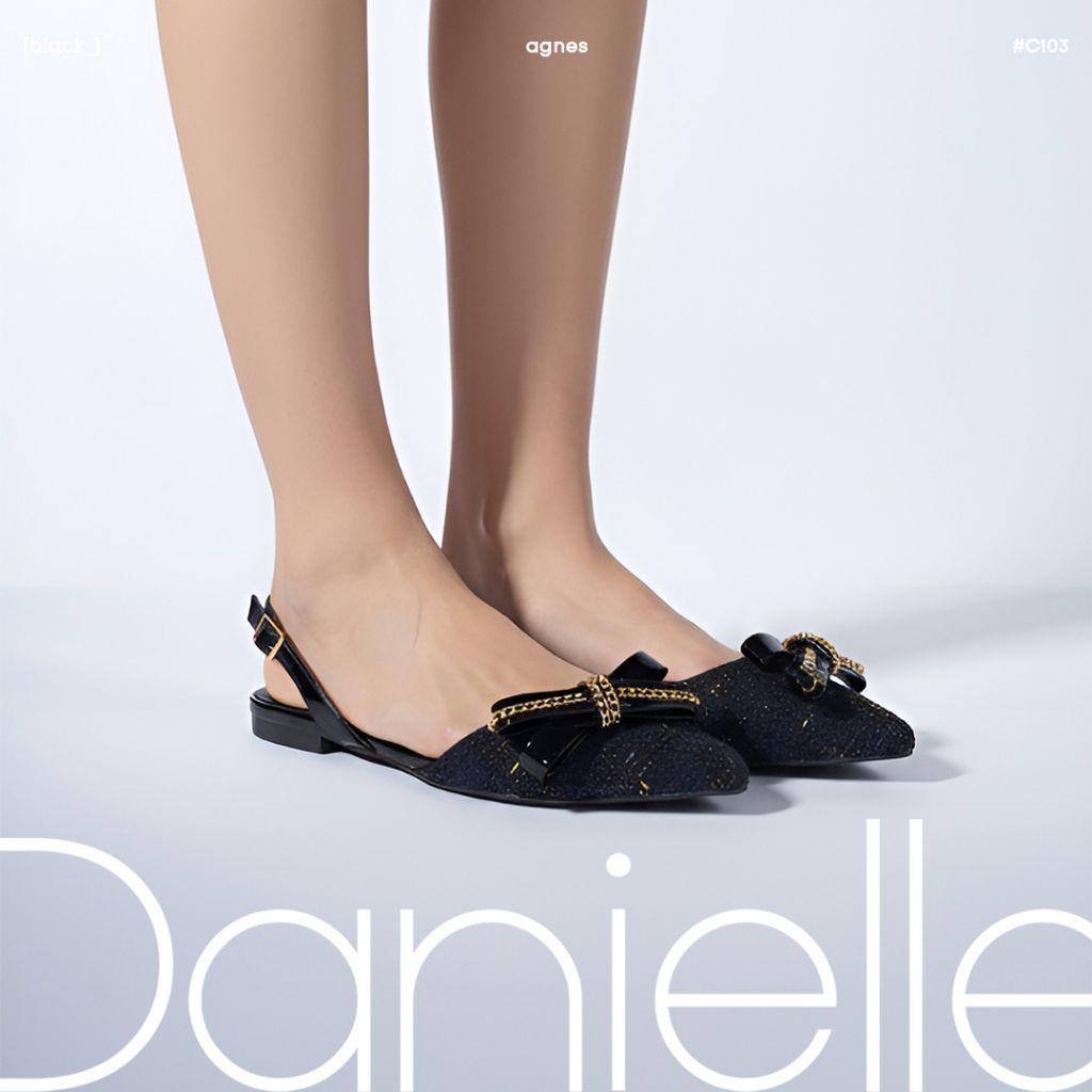 Jual DANIELLE Flatshoes empuk nyaman sepatu wanita premium kuliah kerja ...
