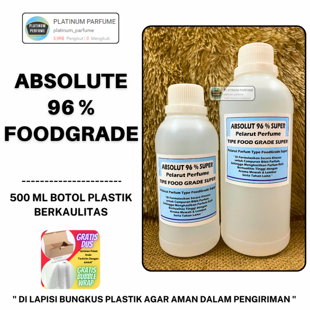 Jual Absolute - Absoluth Tipe Foot Grade Super 96 % ( Pelarut Parfum ...