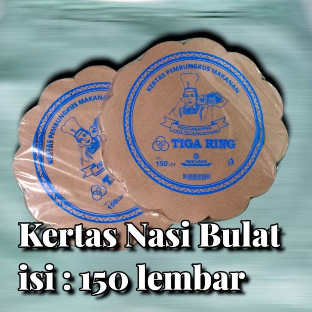 Jual KERTAS NASI BUNGA BULAT - KERTAS NASI ALAS PIRING ROTAN HAJATAN ...