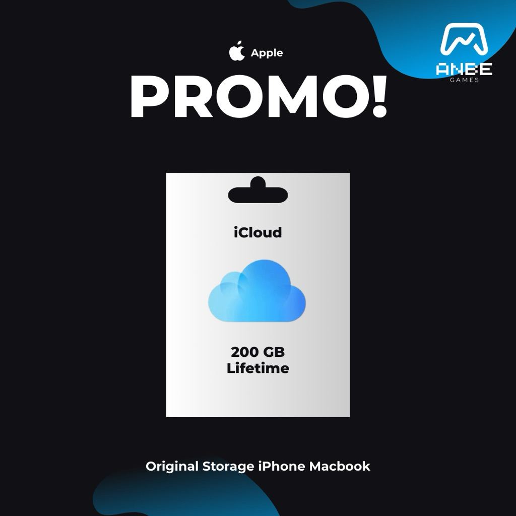 Jual iCloud 200 GB Lifetime | Permanen Original Storage iPhone Macbook ...