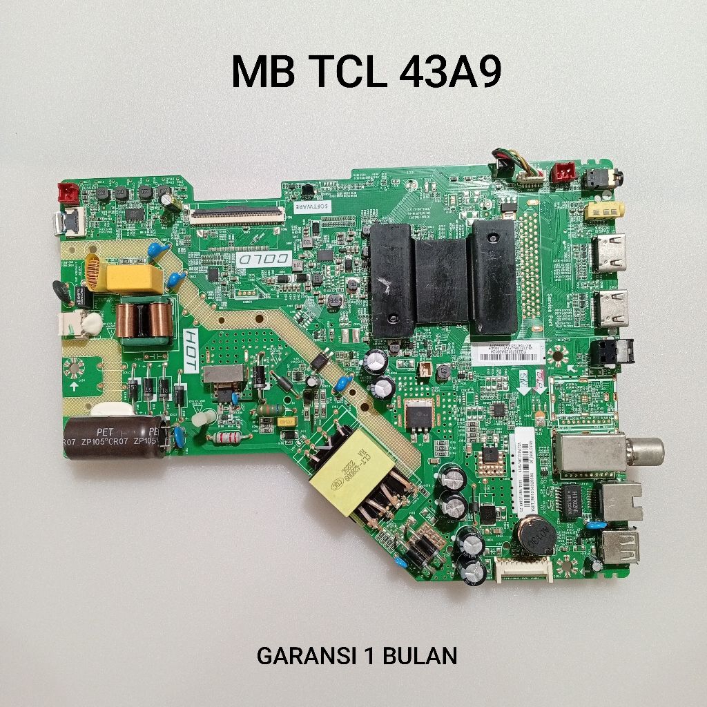 Jual MAINBOARD TV TCL 43A9 - MB - MOTHERBOARD - MOBO - MODUL - MESIN TV ...
