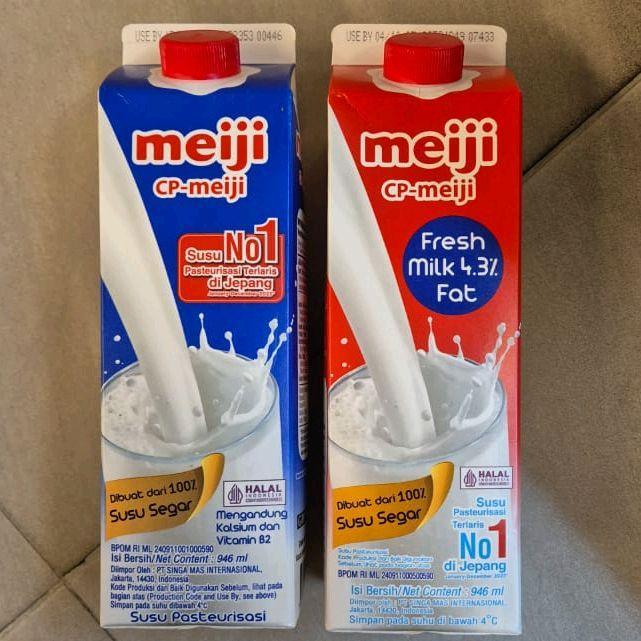 Jual Meiji CP-Meiji Fresh Milk Susu Pasteurisasi Import Jepang 946ml ...