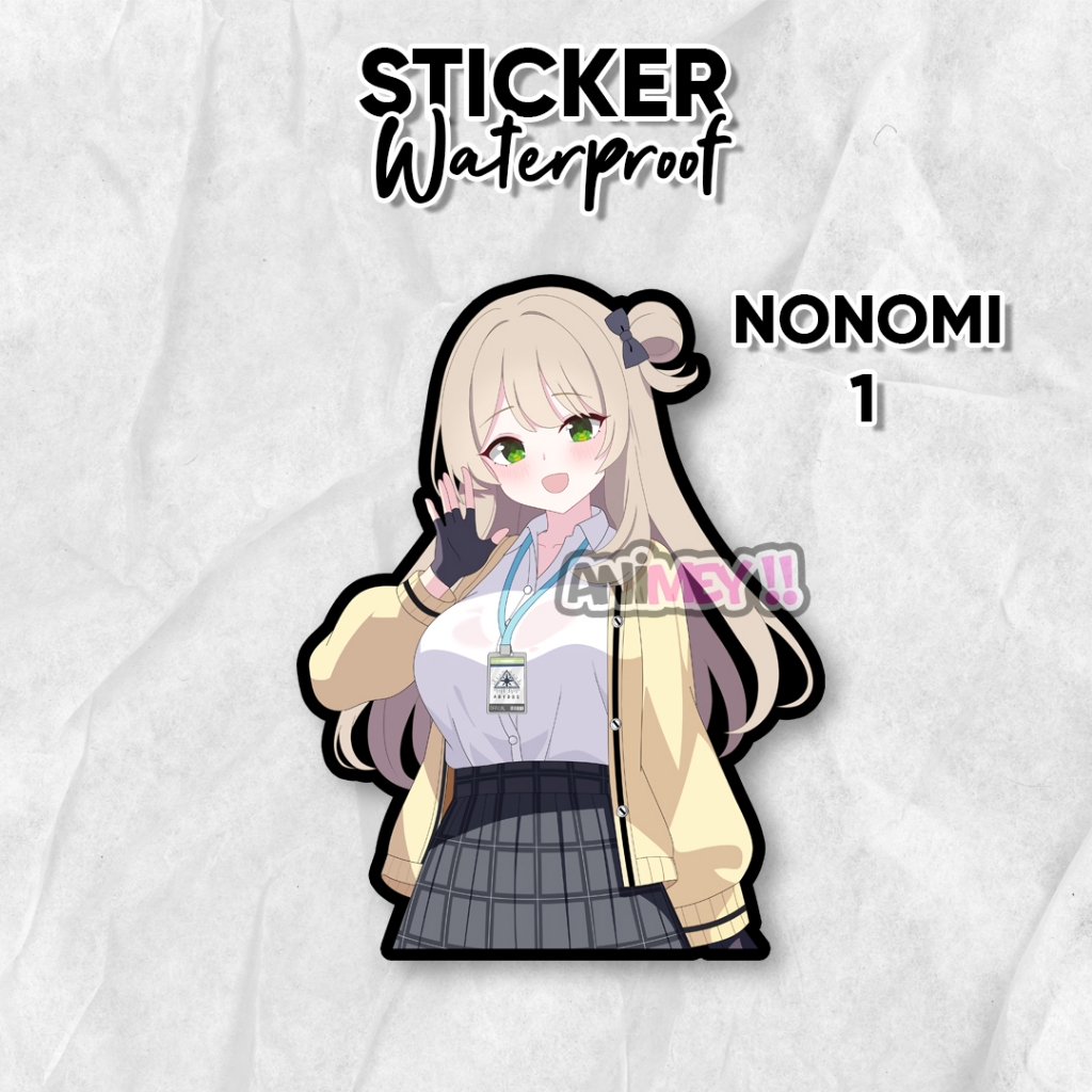 Jual Stiker Izayoi Nonomi Game Blue Archive / Sticker Anime Waterproof ...