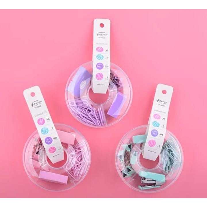 Jual Stationery Set TY-6608 Penjepit Binder Fancy + Binder Clip ...