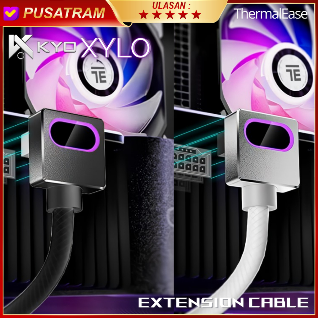 Jual ThermalEase XYLO Extension Cable 16Pin 12VHPWER GPU Motherboard ...