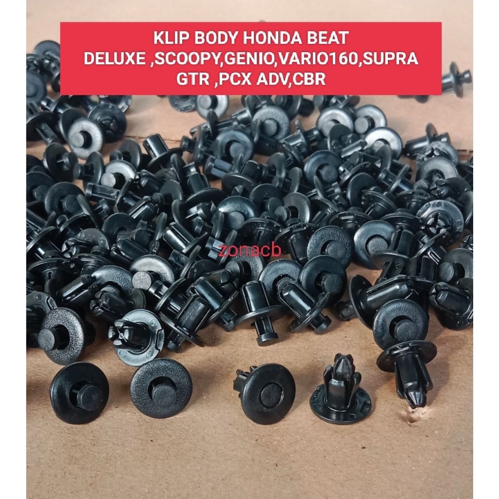 Jual KLIP BODY HONDA / CLIP BODI HONDA SCOOPY BEAT DELUXE GENIO CBR PCX ...