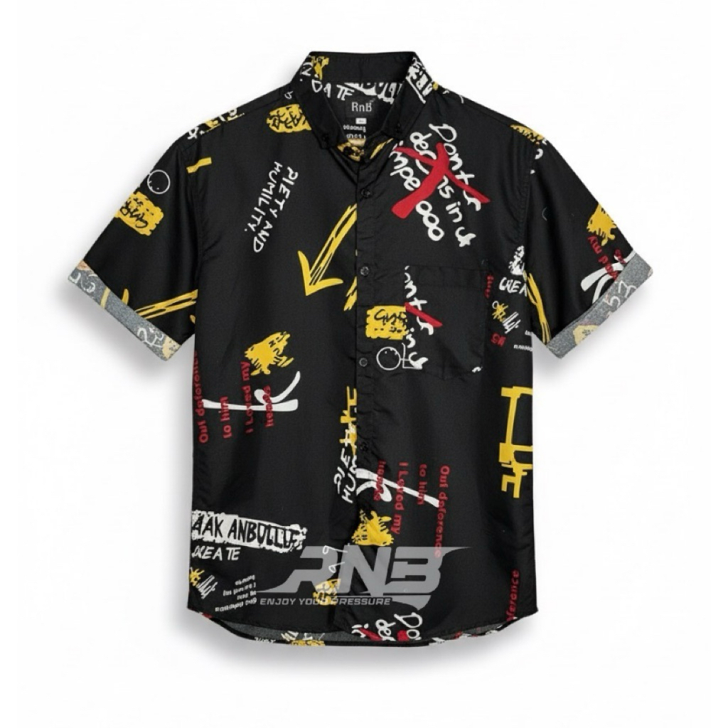 Jual Hem Motif Panah Pria Kemeja Surfing Cowok Lengan Pendek | Shopee ...