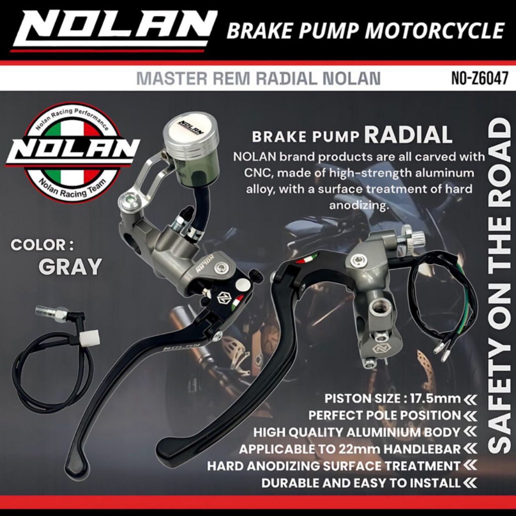 Jual Master Rem Nolan Set Radial Model Ktc + Switch Rem 1 Tabung ...