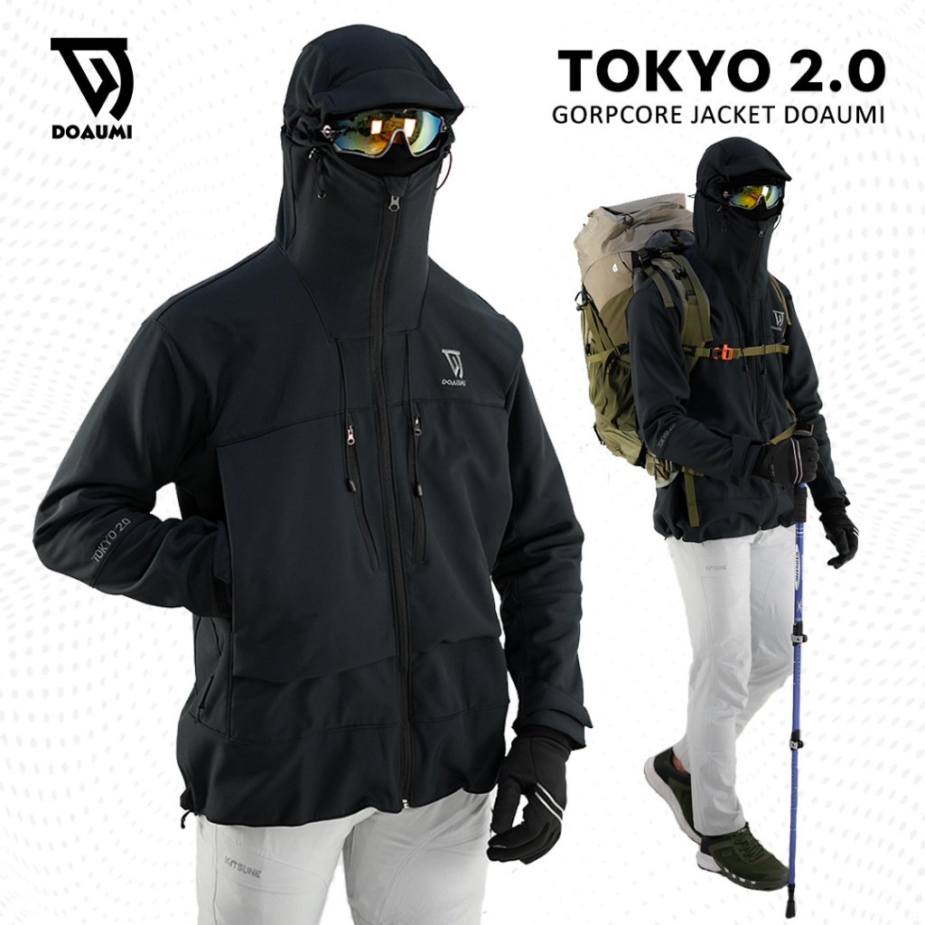 Jual JAKET GUNUNG GORPCORE DOAUMI SOFTSHELL TOKYO 2.0 SERIES JAKET ...