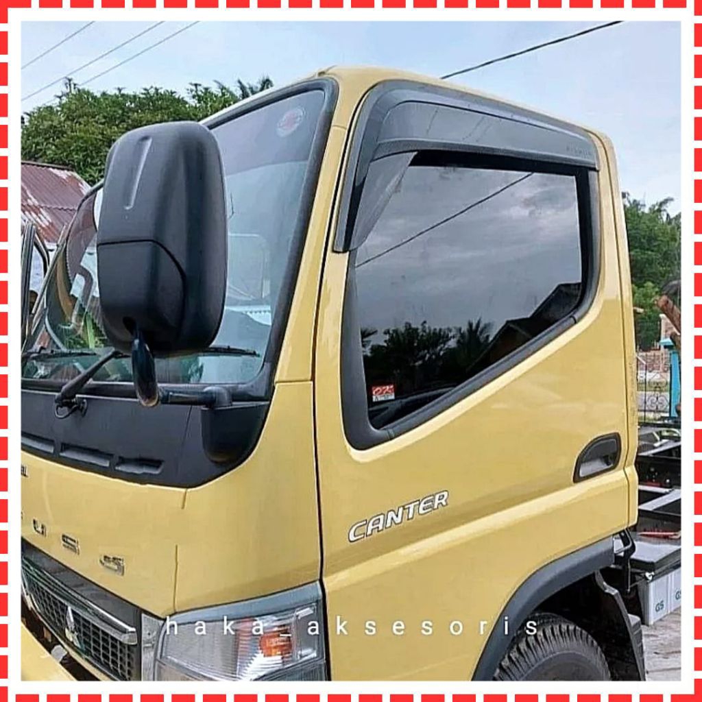 Jual Talang Air Mobil Jumbo Model Giga Carbon Anti Pecah Canter Hino ...