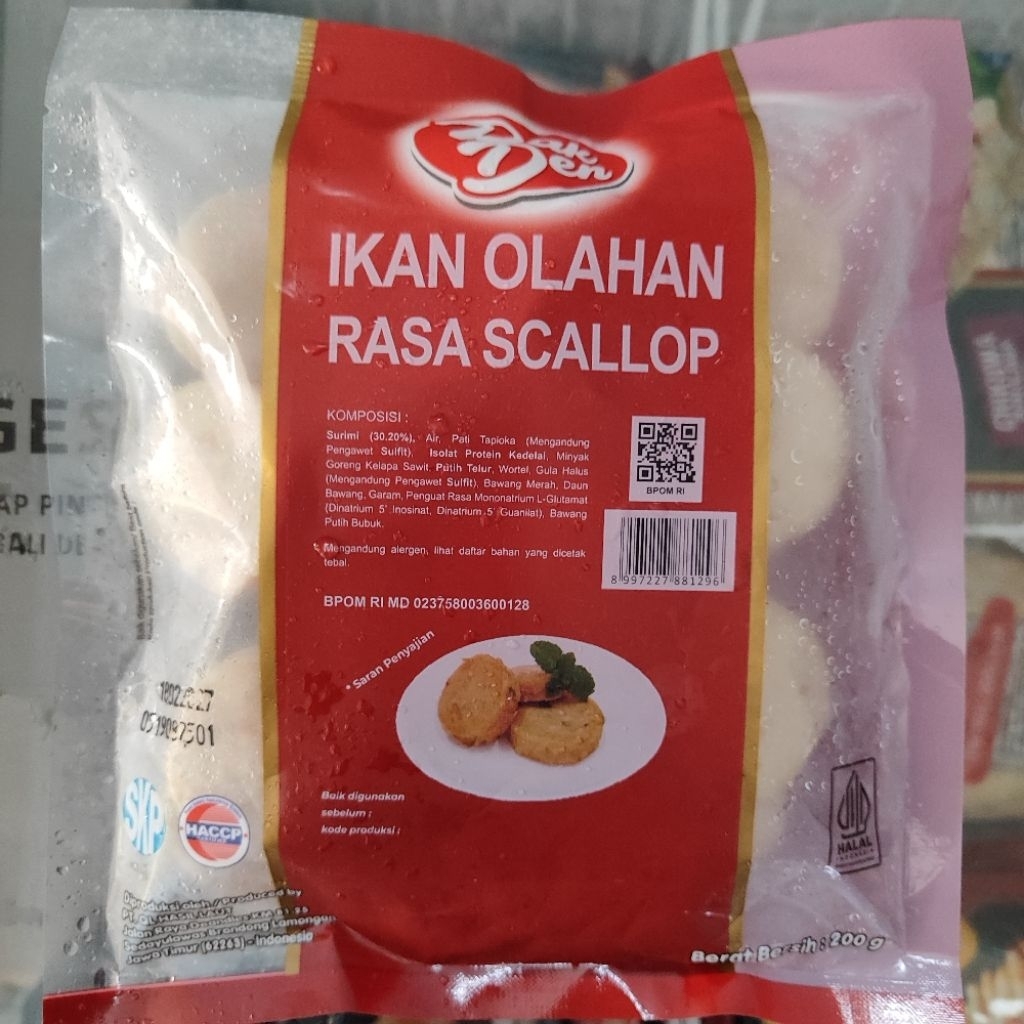 Jual Scallop Ikan Pak Den 200g | Shopee Indonesia