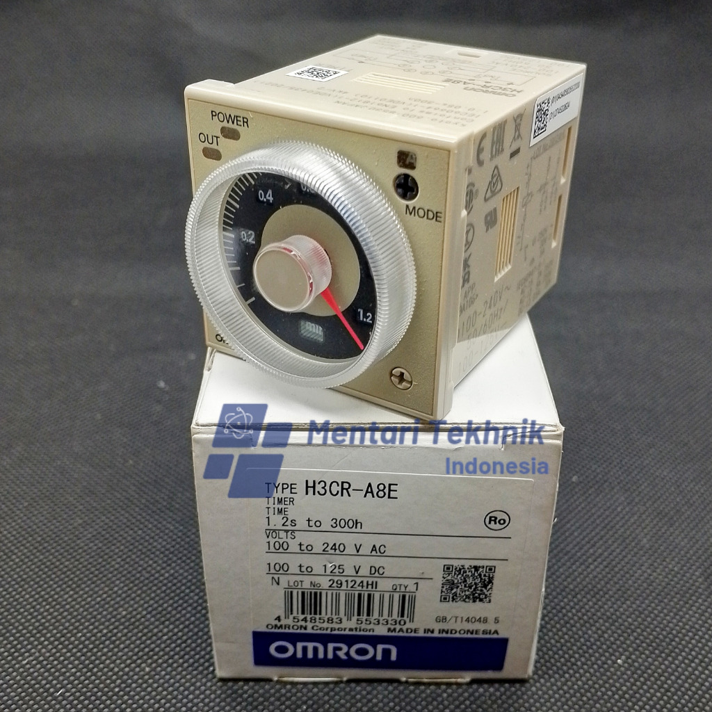 Jual OMRON H3CR-A8E 100-240 VAC / 100-125 VDC Multifunctional Timer ...