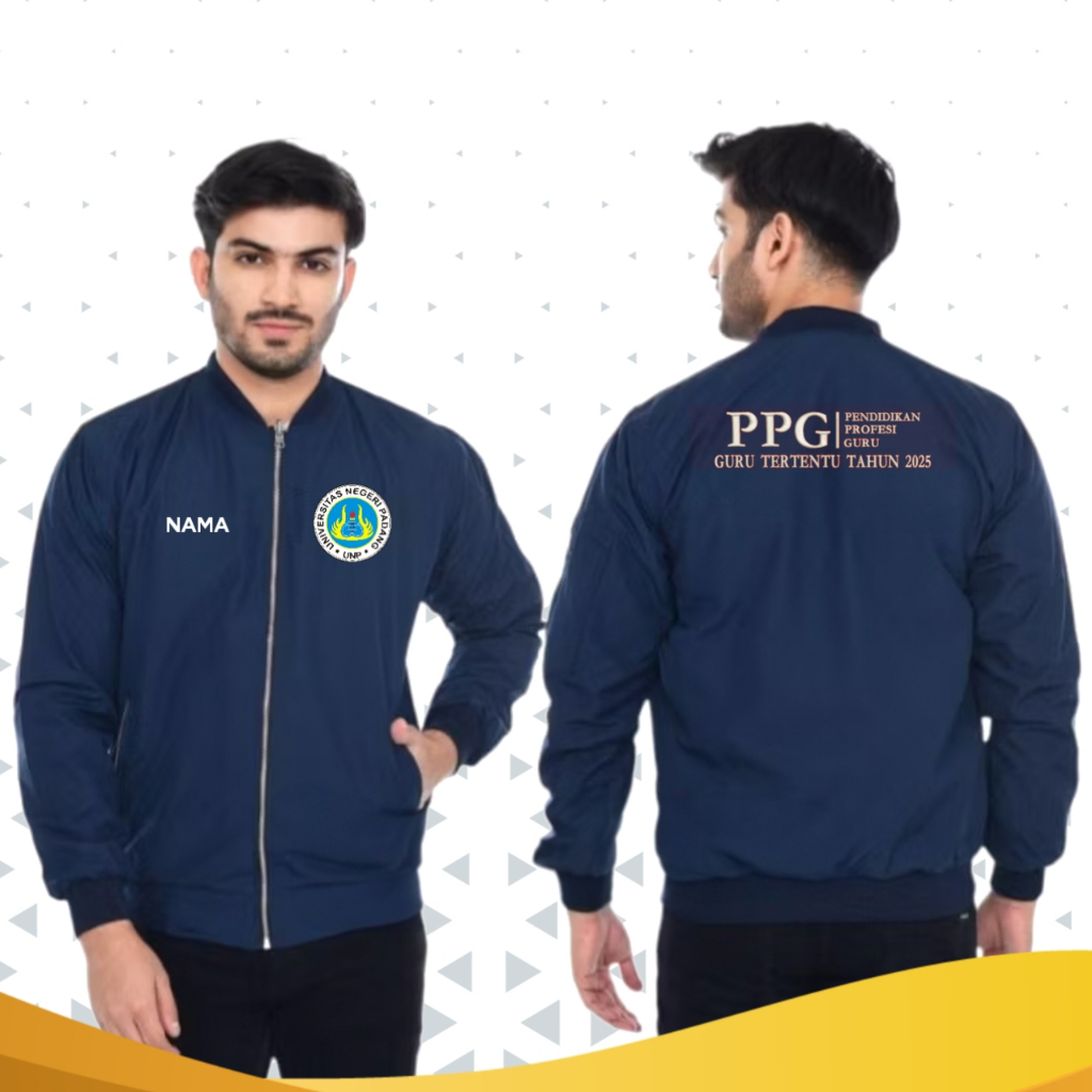 Jual Jaket Ppg UNP Jaket Universitas Negeri Padang Bordir Jaket PPG ...