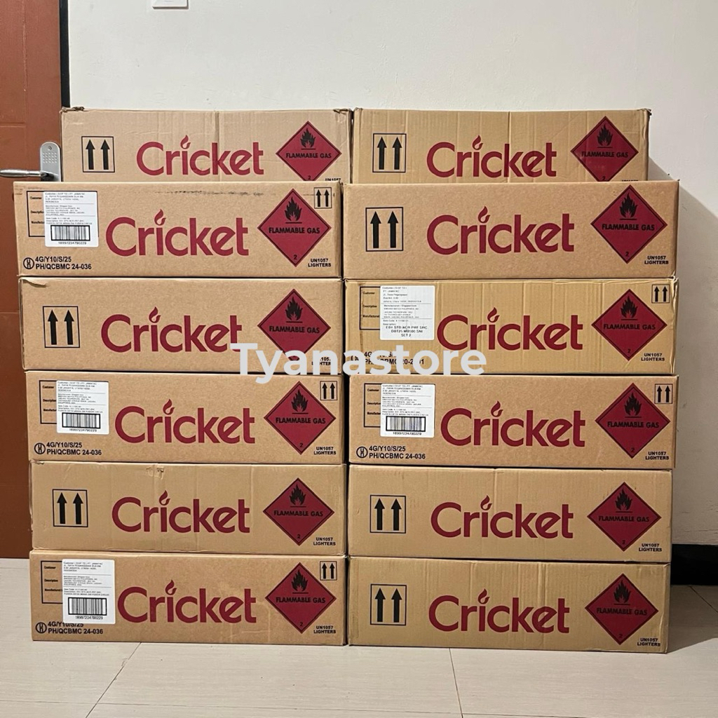 Jual Korek Cricket Original 1 Karton isi 20 Box | Shopee Indonesia