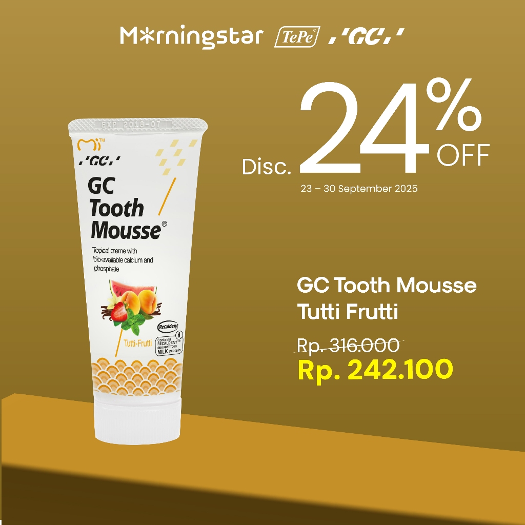 Jual GC Tooth Mousse Assorted | Vitamin & Mineral Gigi tanpa Fluoride ...