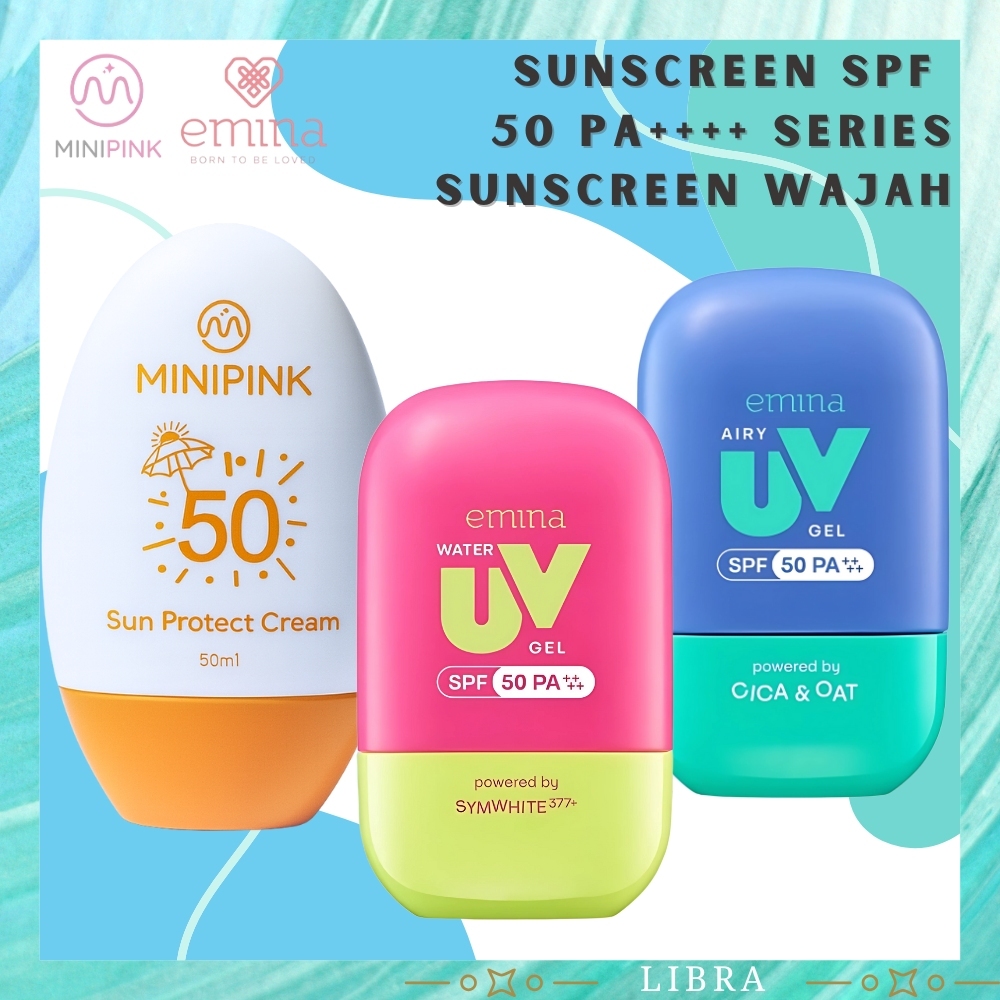 Jual EMINA & MINIPINK Sunscreen SPF 50 PA++++ Melindungi dari Sinar UV ...