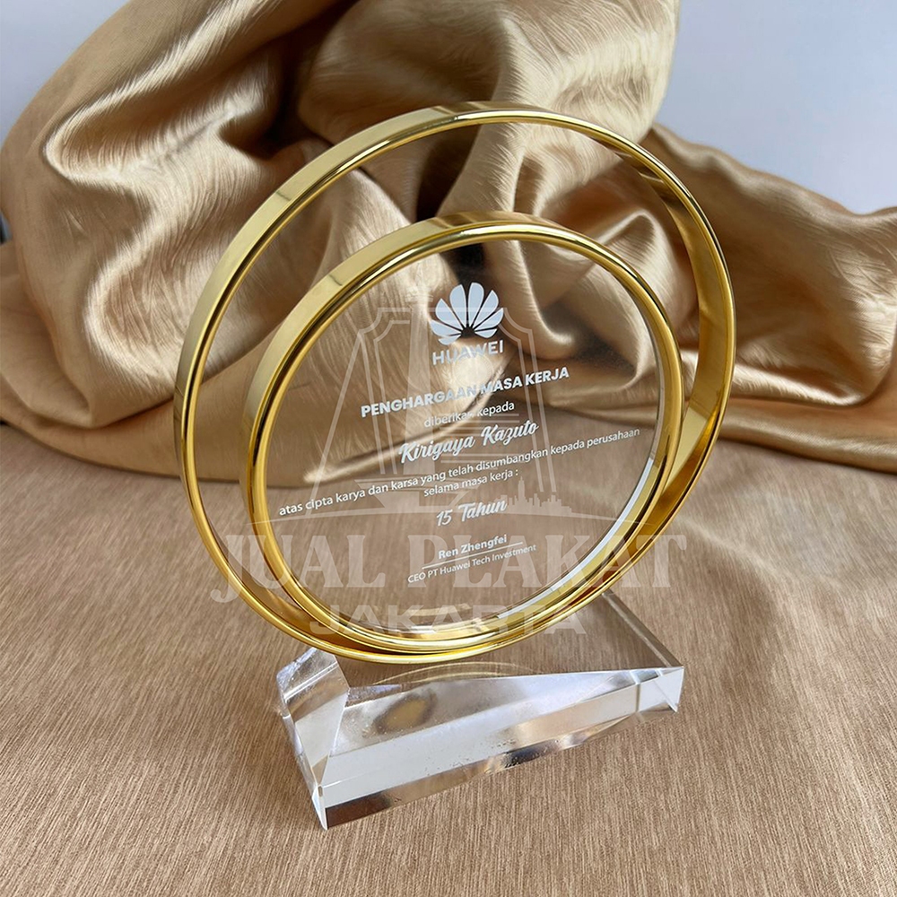 Jual PLAKAT KRISTAL PREMIUM FREE BOX DAN DESIGN | Plakat Kristal Ring ...