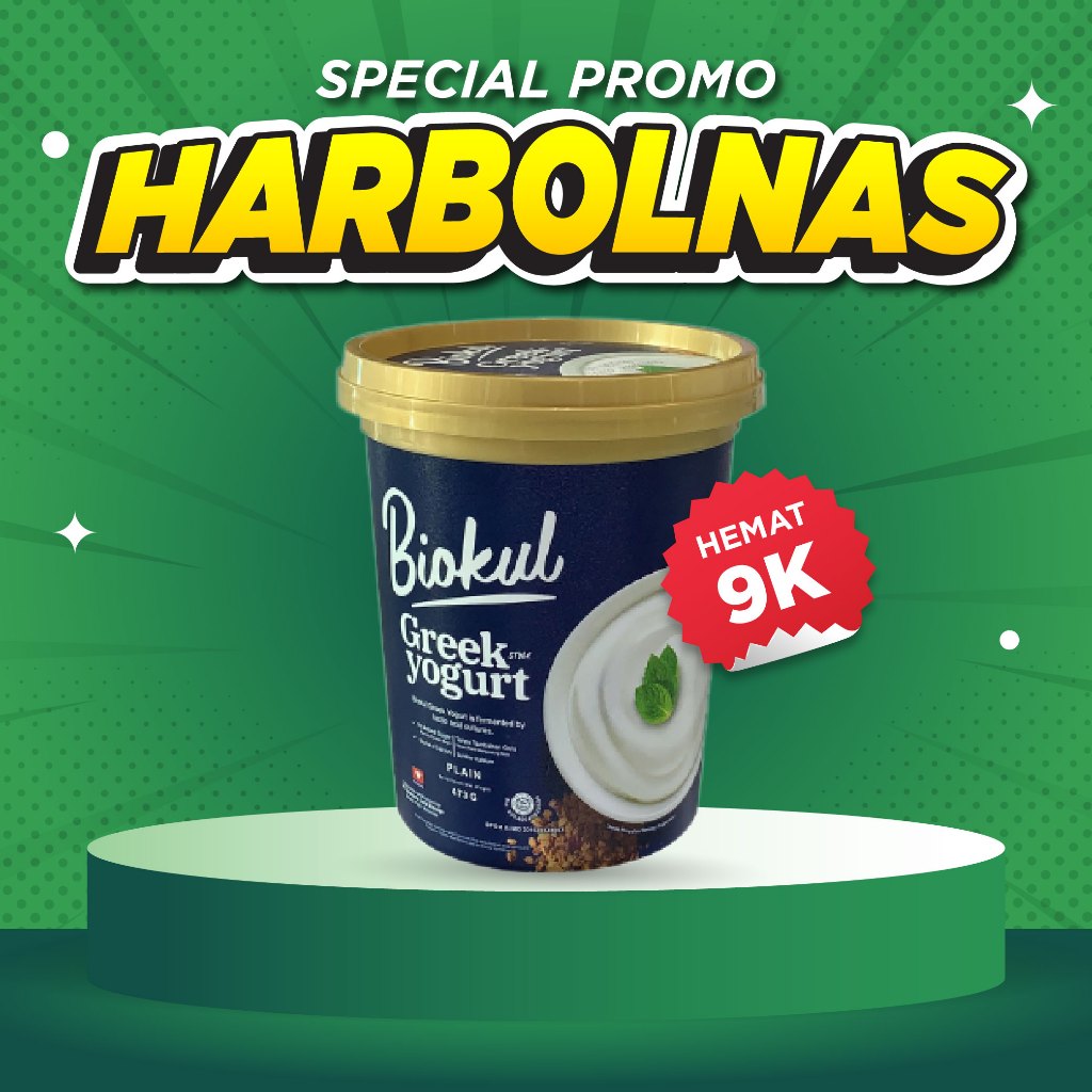 Jual HEMAT 9K BIOKUL GREEK YOGURT PLAIN 473 GR | Shopee Indonesia