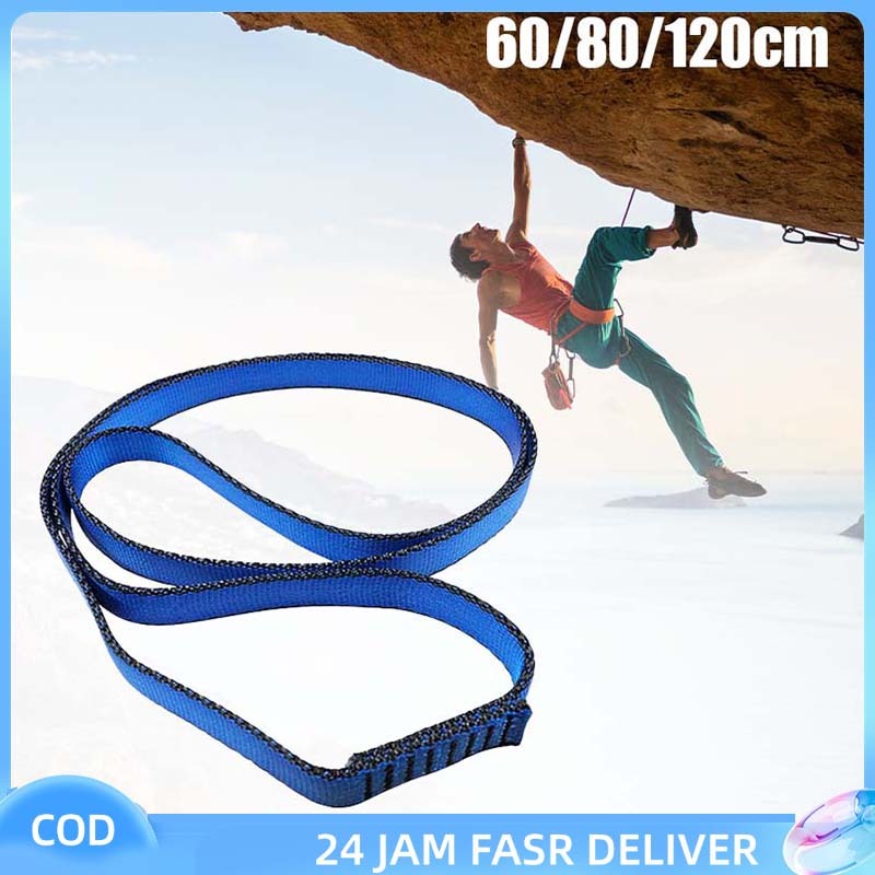 Jual 60/80/120Cm Sabuk Tali Sling Climbing Sling Loop Nylon High ...