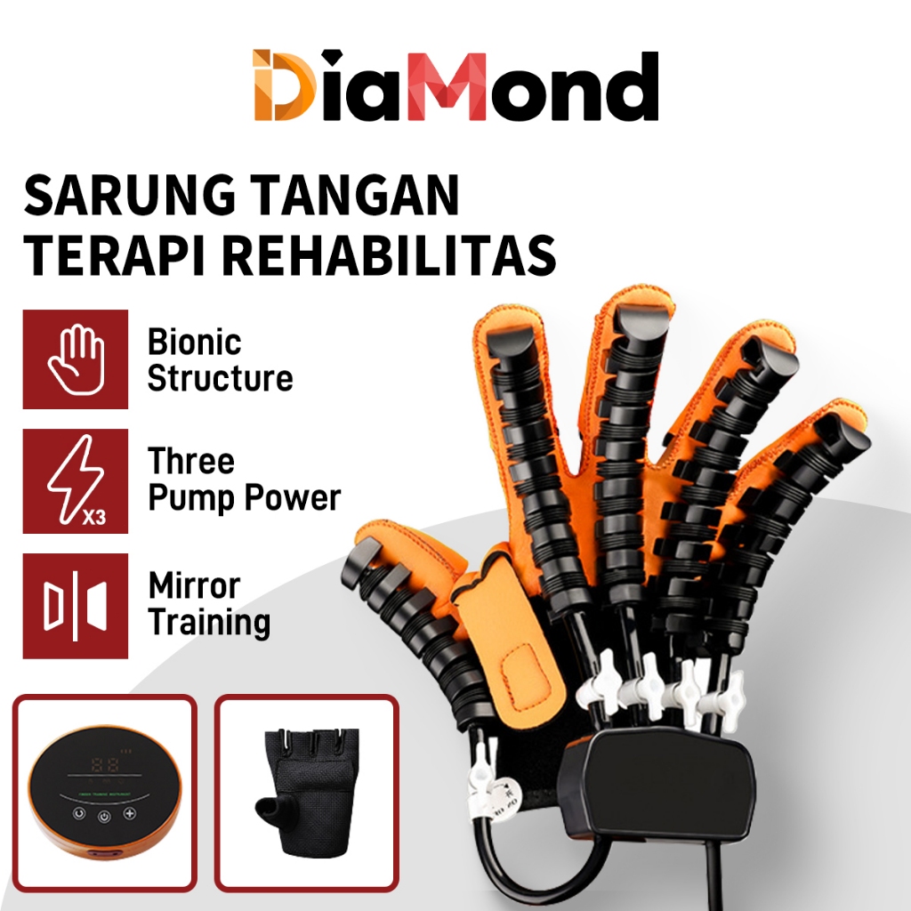 Jual Sarung Tangan Robot Rehabilitasi Stroke Finger Training Massage ...