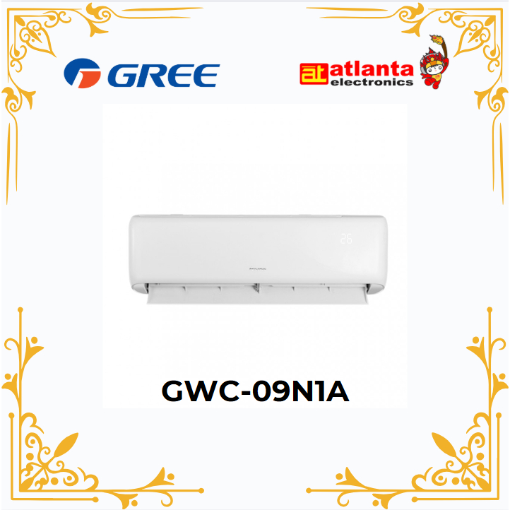 Jual GREE AC Deluxe Standard N1A Series 1 PK GWC-09N1/A / GWC 09N1A ...