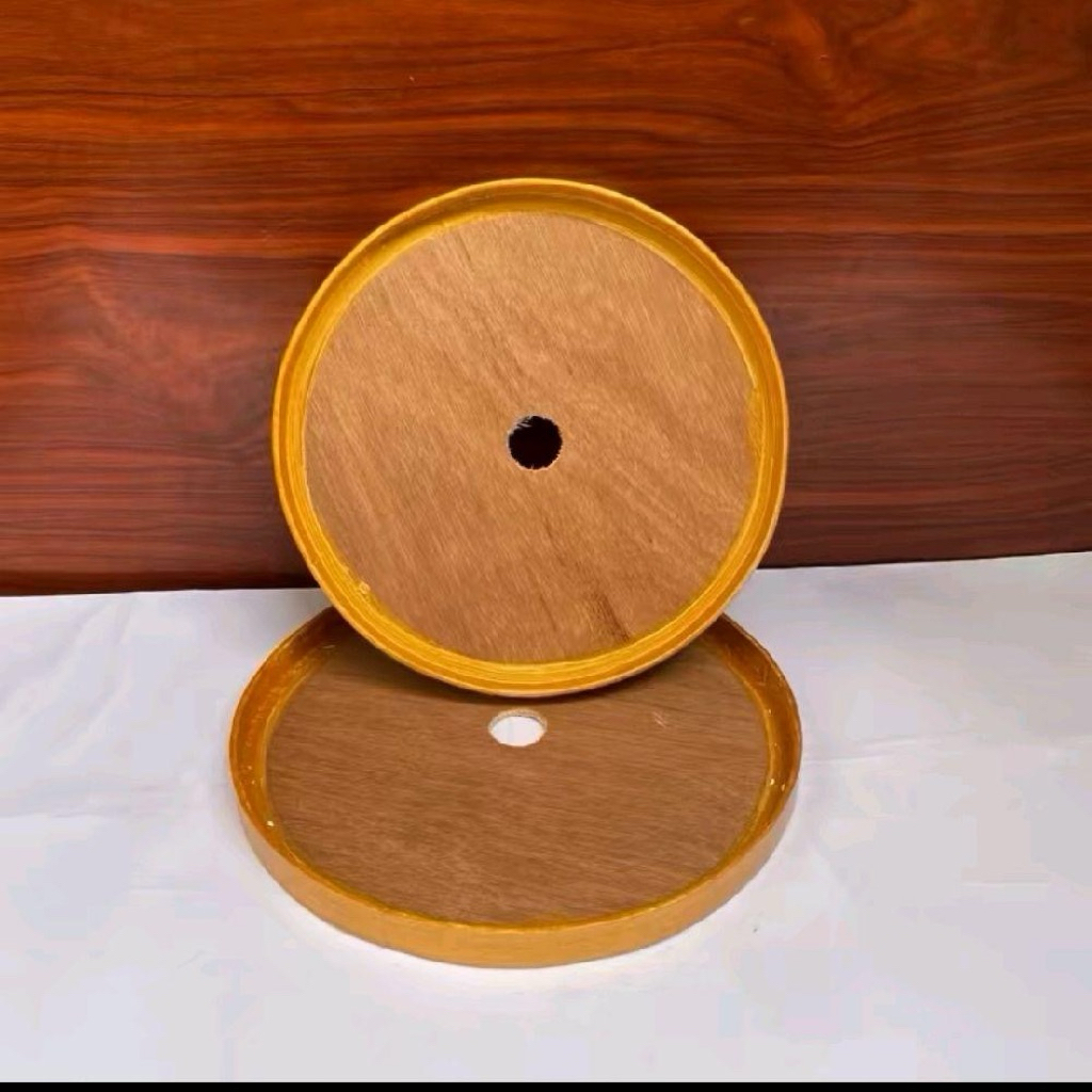 Jual Susunan Buah Kayu Bokor untuk wadah Gebogan list gold, dapat 2 ...