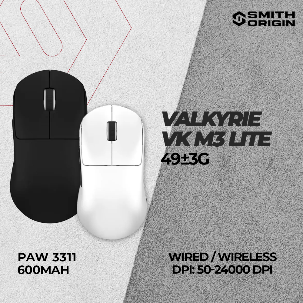 Jual VALKYRIE VK M3 Lite Tri Mode Wireless Gaming Mouse | Shopee Indonesia