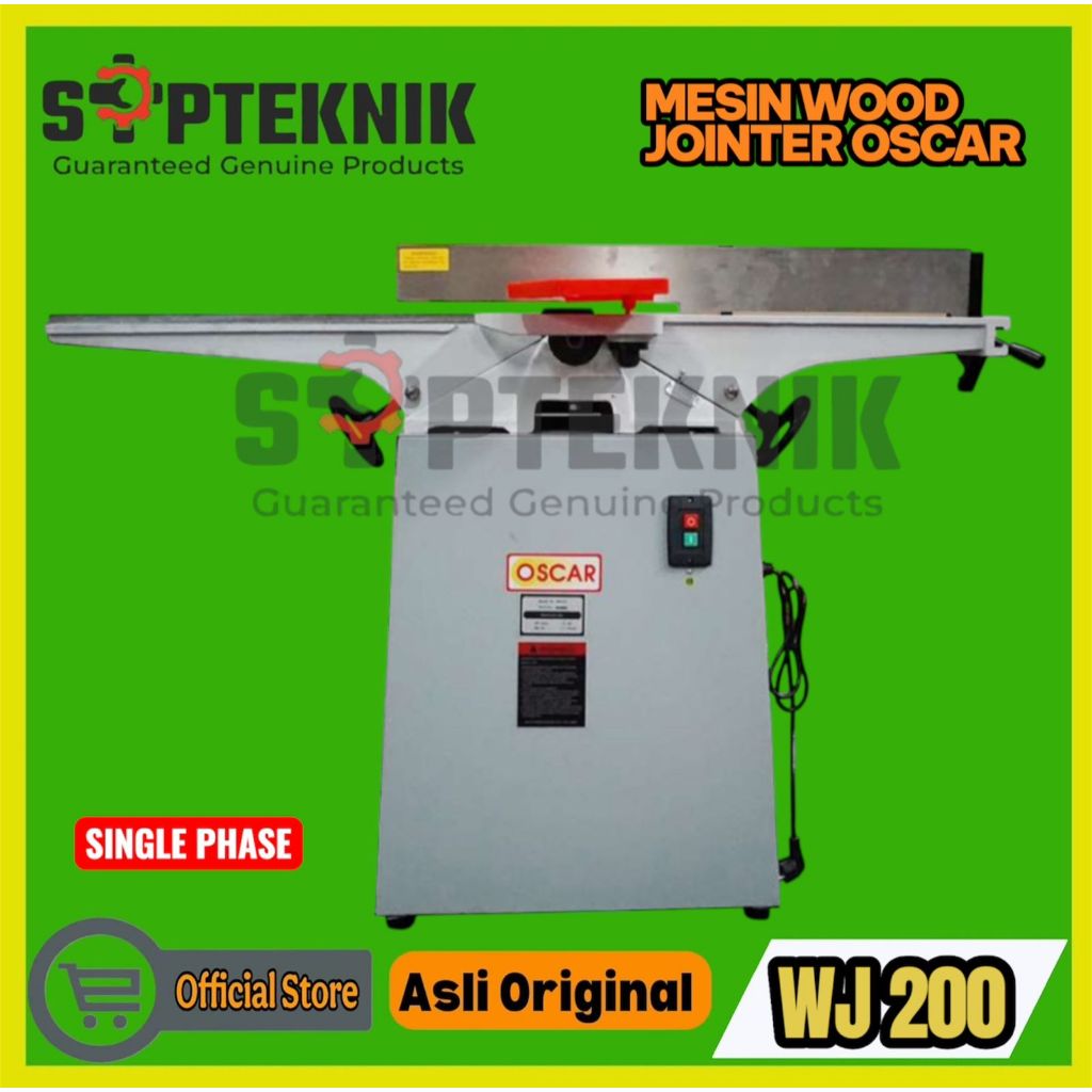 Jual MESIN WOOD JOINTER TIPE WJ 200 8IN OSCAR | Shopee Indonesia