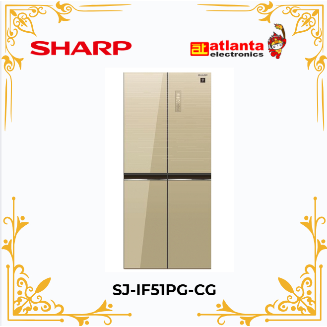 Jual Sharp Kulkas Side By Side 4 Pintu SJ-IF51PG-CG / SJIF 51 PGCG ...