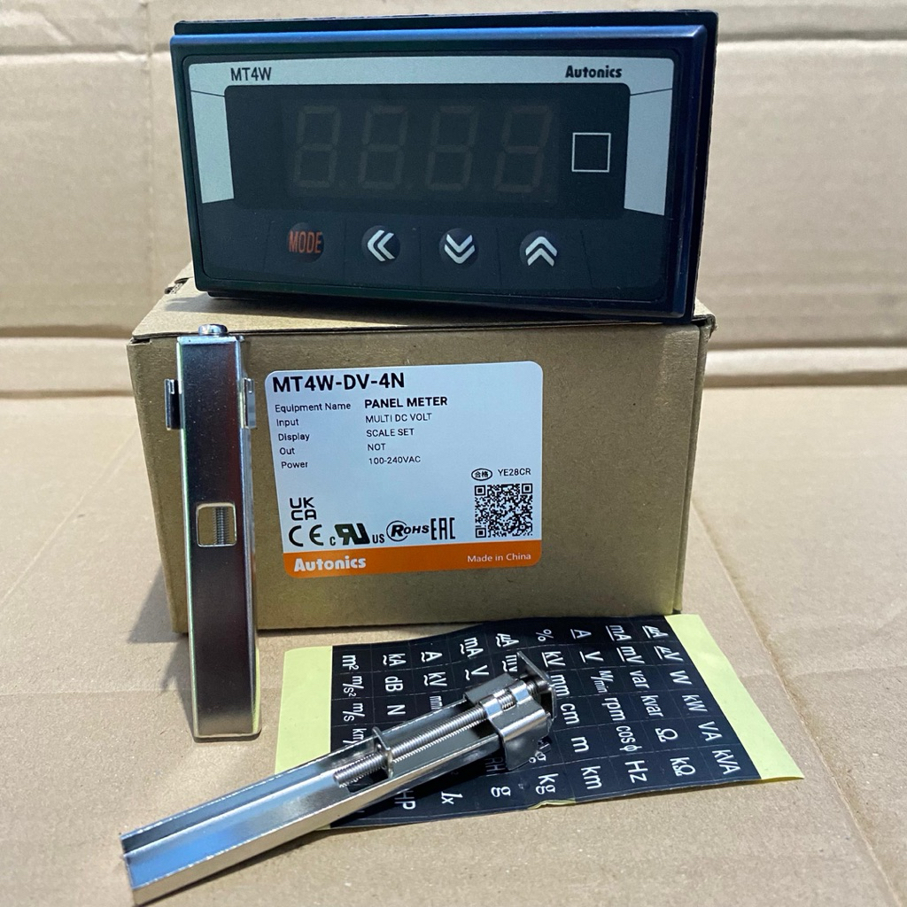 Jual AUTONIC MULTI PANEL METER MT4W-DV-4N Original | Shopee Indonesia