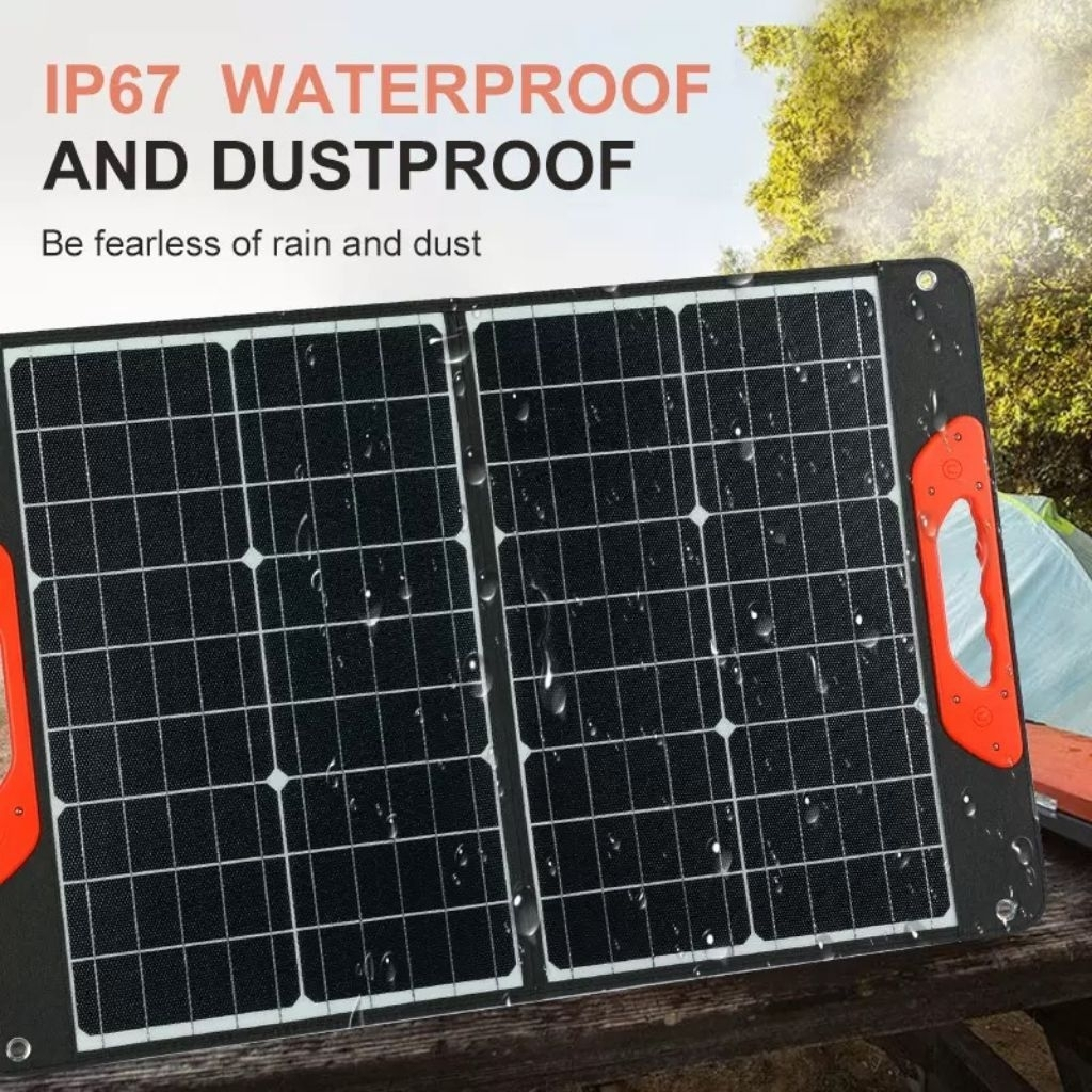 Jual Portable Solar Panel 150wp Mono Panel Surya Foldable Solar Charger ...