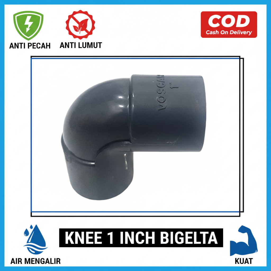 Jual Knee 1 inch PVC / Keni 1" Elbow 1" L Pipa Paralon | Shopee Indonesia