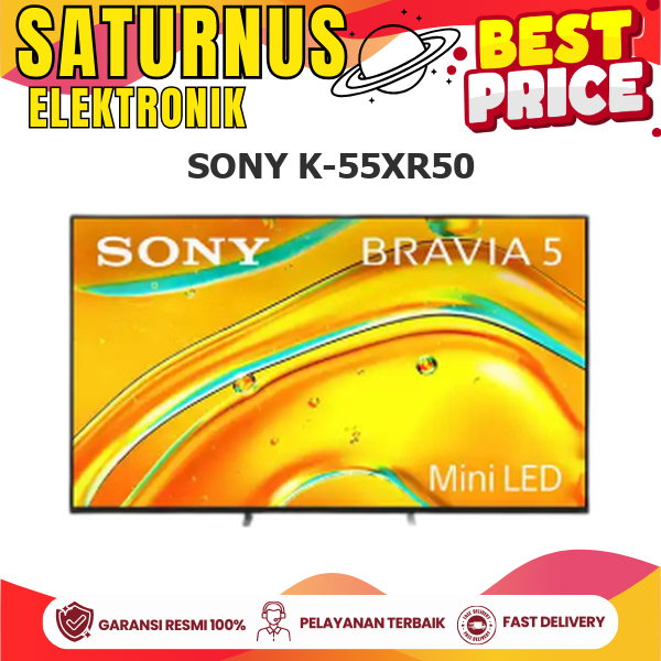 Jual SONY K-55XR50 BRAVIA 5 Google TV 55 Inch Mini LED 4K Ultra HD ...